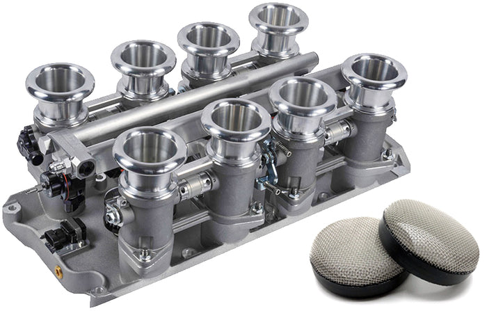 BBR Velocity Stack Filters Covers Borla Injection 8-Stack 89mm V8 set ...